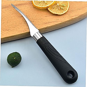 Angoily 2pcs Shrimp Thread Cutter Lobster Shrimp Peeling Tool Seafood Picks Shrimp Cleaner Tool Shrimp Line Cleaner Kitchen Gadgets Stainless Steel Peeling Machine Seafood