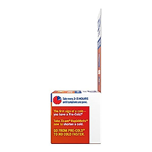 Zicam Cold Remedy Zinc Rapidmelts, Citrus Flavor, 25 Count (Pack of 1)