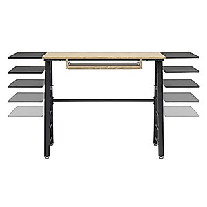 Calico Designs Convertible Art Drawing/Computer Desk for Kids in Ashwood/Graphite 51240