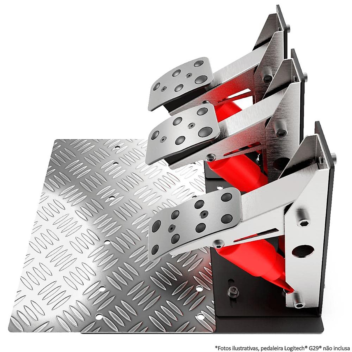 Extreme Sim Racing Inverted Pedals Kit Upgrade for Logitech G25, G27, G29, G920 and G923 Add-on - Brake Pedals With More Pressure - LOGITECH PEDALS NOT INCLUDED