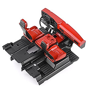 RC Car Full Interior Body Shell Cab Seat Kit for 1/10 RC Crawler Car Traxxas TRX4 1979 Blazer G161KR(Red)