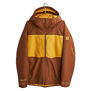 Burton Men's Standard Gore-TEX 2L Pillowline Jacket, Bison/Wood Thrush, X-Large