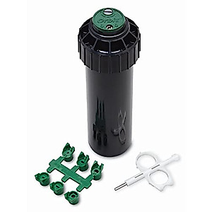 Orbit 55469 – Sprinkler Saturn III Medium Scope, pre-Installed with Nozzle, 5.50 x 11 x 17 cm, Black/Green