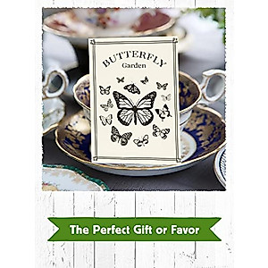 American Meadows Wildflower Seed Packets "Butterfly Garden'' Favors (Pack of 20) - Pollinator Wildflower Seed Mix to Attract Hummingbirds, Bees, and Butterflies, Party Favors for Any Occasion