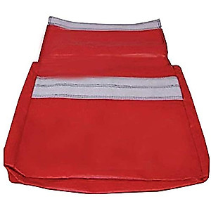 Extra Durable Strong Vinyl Sand Bag | Red PVC | 21" x 21" | Used to Support and Anchor Inflatables, Bounce Houses, Water Slides, Tents, and More | Holds Up to 50 Pounds | 10 Pack