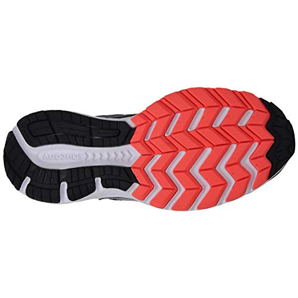 Saucony Women's Cohesion 10 Grey/Peach Running Shoe 9 M US