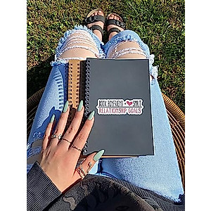 Miraki Book Boyfriend + Smut Sticker, Book Lover Sticker, Planner Sticker, Water Assitant Die-Cut Vinyl Stickers Decals for Laptop Phone Kindle Journal Water Bottles, Sticker for Women