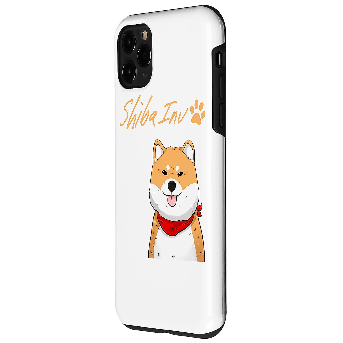 iPhone 11 Pro Funny Shiba Inu Uni Dog Red Scarf Paw Cheeky Japan Cute Case