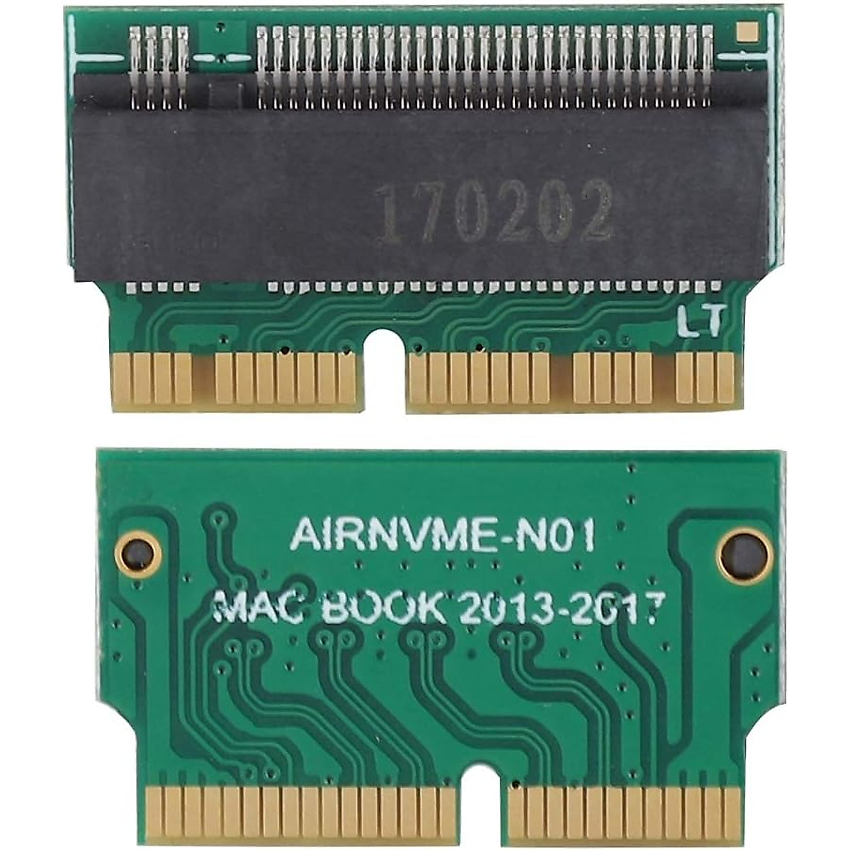 ASHATA Hard Disk to NVME SSD Adapter Concerter Card for 2013 2014 2015 MAC Book Air A1465 A1466 and for MacBook Pro A1398 A1502 SSD.