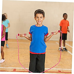 Didiseaon 6 pcs cartoon skipping rope kids exercise equipment fitness jump rope jump rope kids exercise ropes Children skipping rope kids jumprope rope cotton rope Jump Rope Kids Toy