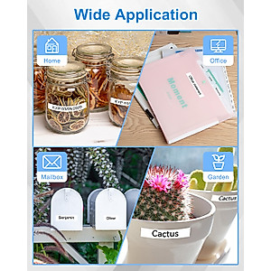 Labelife 6-Pack P Touch Label Tape TZe-231 Replacement for Brother TZe TZ Tape 12mm 0.47 Laminated White Label Maker Tape TZe231 TZ231 for Brother P Touch Label Maker PT-D210 PT-D220 PT-H110 PT-D600