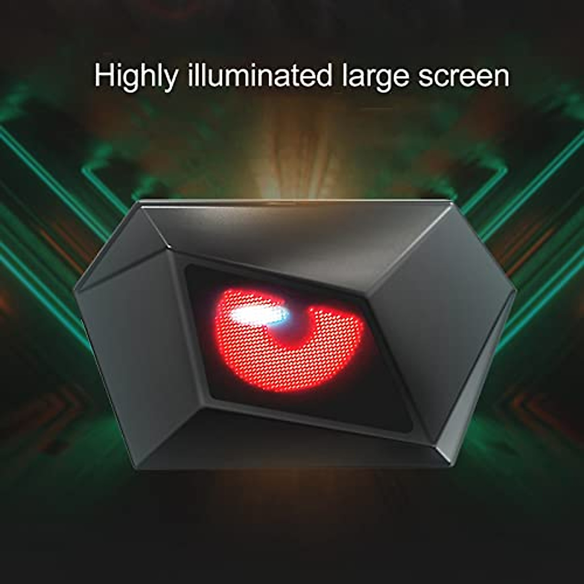 KIMISS LED Knight Backpack, Universal LED Display Backpack with APP Control Waterproof Adjustable Shoulder Strap USB 5V Travel Bag