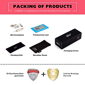 CGID Night Vision Driving Glasses Women Anti Glare Headlight Glasses Polarized UV400