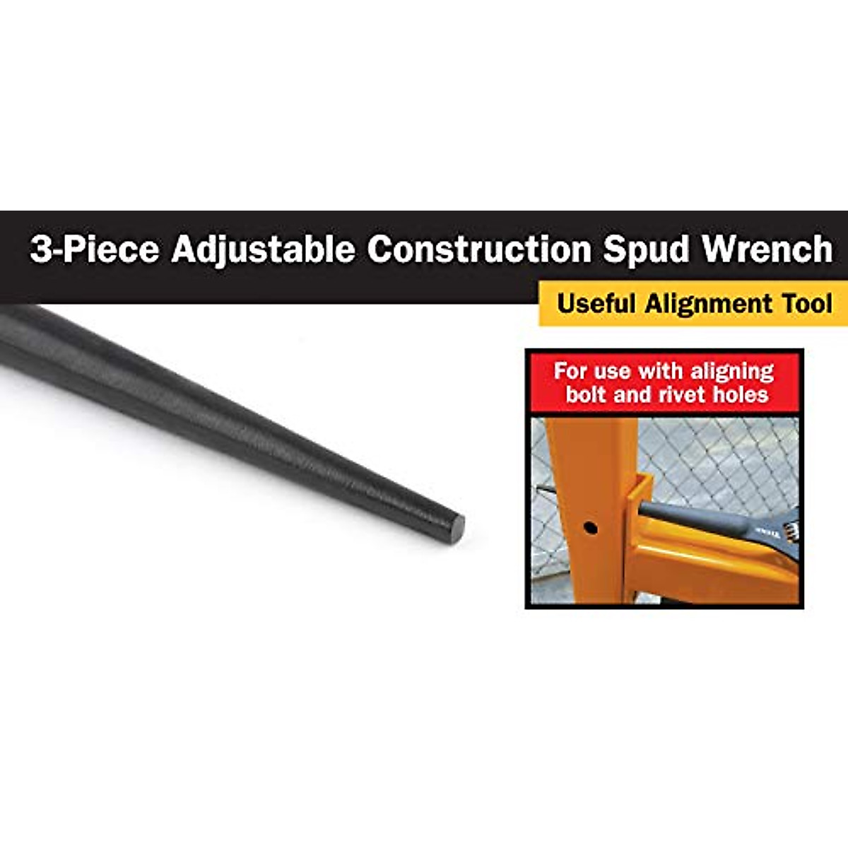 Titan 223 3-Piece Adjustable Construction Spud Wrench Set