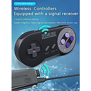 Fadist Retro Game Console, Built in 15000+ Classic Games, 4K HD Output, Emulator Game Console with 2 Ergonomics Controllers, Plug and Play Game Box, Ideal Gift for Kids, Adult, Friend, Lover