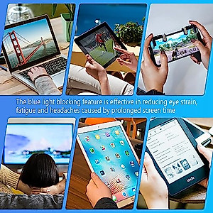 Blue Light Blocking Glasses, 2 Pack Blue Light Glasses Men, Blue Light Glasses For Women Computer Reading Gaming TV Phones Eyeglasses Clear Lens Bluelight Glasses Anti Eyestrain UV Glare Purple+Clear