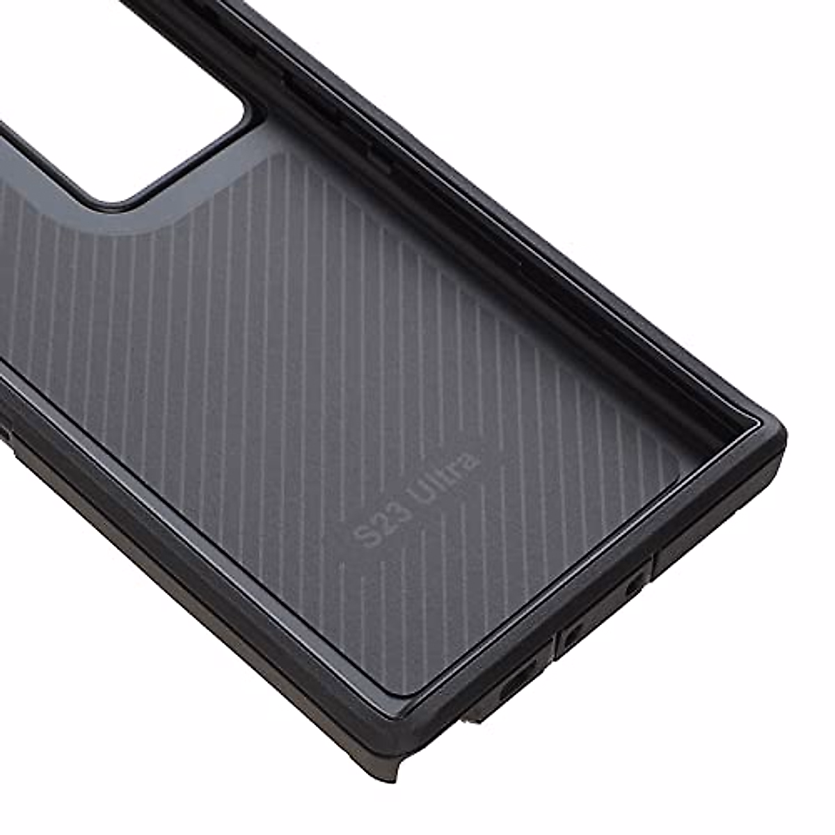 Case for Samsung Galaxy S23 Ultra (2023),3 Layer Heavy Duty Shockproof Anti-Fall Drop Protection Anti-Scratched Rugged Phone Cover for Galaxy S23 Ultra 5G 6.8'' (Black)