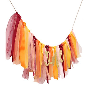 Little Pumpkin 1st Birthday High Chair Banner-Birthday High Chair Ballet Banner, Halloween Birthday Banner, Party Decorations (Little Pumpkin)