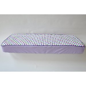 Botanical Purple Quilted Crib Fitted Sheet