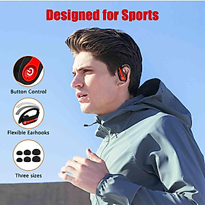 Q63 Wireless Earbuds for Samsung Galaxy Tab A7 Lite with Immersive Sound True 5.0 Bluetooth Over The Ear Sport Headphones with a Charging Case - Stereo Calls Touch Control IPX7 Sweatproof Deep Bass