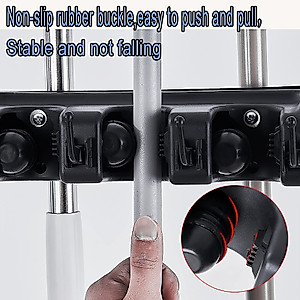 FOGLO Broom Holder,Floor-Standing Broom and Mop Rack Can Be Moved,Put Wet Mops,Cleaning Tool Cart Tower Mop Holder Umbrella Stand,for Garden Garage Schools,Hospitals,Factories,Hotels (Size : 10slots)