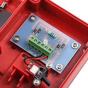 UHPPOTE Wired Emergency Fire Alarm Station 9-28VDC Conventional Dual Action Manual Call Point