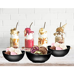 Bruntmor 26 Oz white Porcelin Ceramic Square Soup Bowls Set of 6, Large White Soup Bowls For Kitchen, Side Dish, Soup, Cereal,ice ice cream and Salad, Perfect for Christmas eve