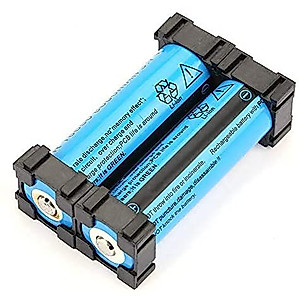 Heyiarbeit 40pcs 2 x Cell 32650 Battery Holder Bracket Cell Safety Shockproof Plastic Brackets for 32650 Lithium Batteries 32.4mm Hole Dia