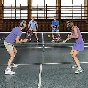 JINJIAN Pickleballs 6 Pack Balls-40 Holes, Outdoor Pickleball USAPA Approved Performance Pickleballs, Specifical Designed for Courts Play, High-Vis Optic Green Pickleballs(6 Pack)