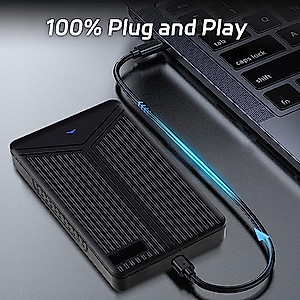 Retro Game Console 5TB HDD with built in 63,139 Games, Emulator Console Game Drive Preloaded with Playnite, Launchbox, Retrobat 3 Game System, Video Game Console Hard Drive Plug and Play