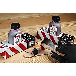 Angelus Leather Dye- Flexible Leather Dye for Shoes, Boots, Bags, Crafts, Furniture, & More- Jet Black- 3oz