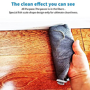 VPMURUGA Microfiber Glass Cleaning Cloths | Streak Free Windows Mirrors & Cars Windshields Cleaning Towel | Glass Polishing Cleaning Cloth | All-Purpose Dust Dirt Cleaning Rags | Lint Free Pack of 18