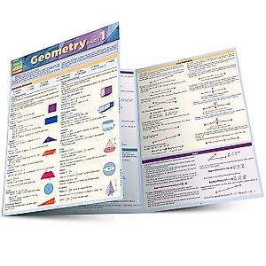 Geometry Part 1 QuickStudy Laminated Reference Guide (Quick Study Academic)