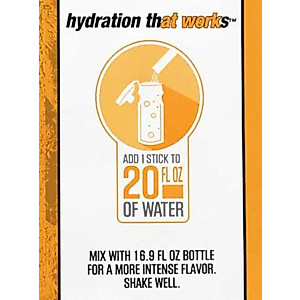 Sqwincher Zero Qwik Stik, Sugar Free, Low Calorie, Low Sodium Electrolyte Replacement Powder Hydration Drink Mix, Orange, 0.11 oz Packet (Pack of 50)