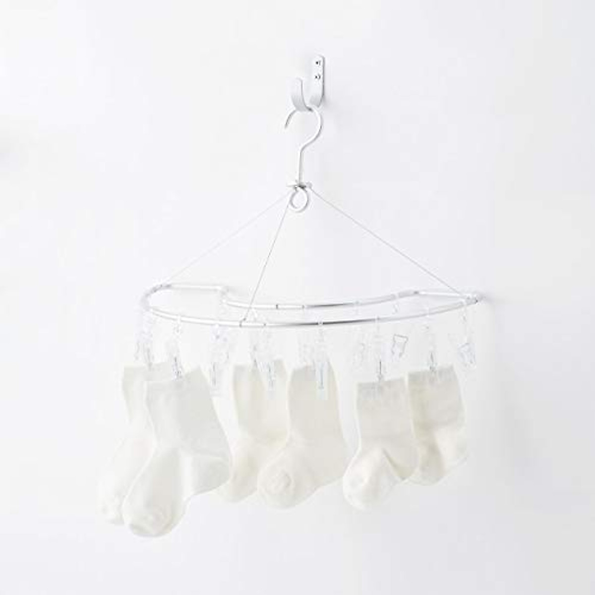 MUJI 02577742 Aluminum Wall Hanger, 16 Pinch / Approx. Width 17.7 x Depth 9.1 inches (45 x 23 cm)'