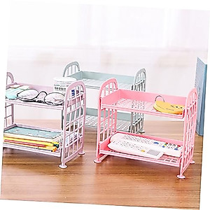 FUNOMOCYA 2pcs Storage Rack Storage Shelf Desktop Organizer Rack Kitchen Draining Shelf Storage Shelves Vegetables Rack Fruit Shelf