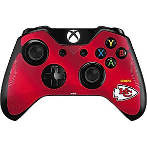 Skinit Decal Gaming Skin Compatible with Xbox One Controller - Officially Licensed NFL Kansas City Chiefs Team Jersey Design