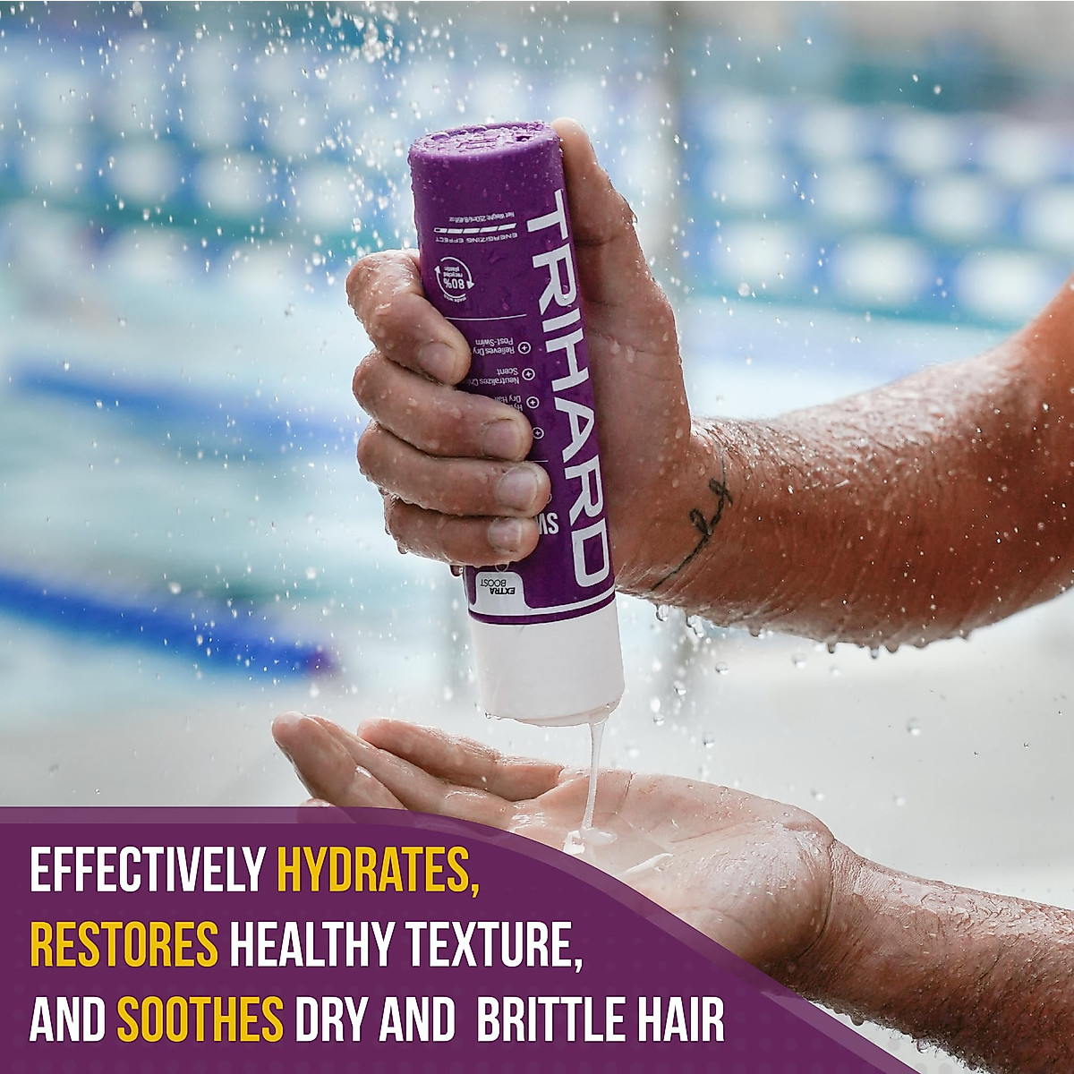 TRIHARD Elite Swim Protection Pack | Full Hair & Body Kit | Includes Free Face Wash & Body Lotion Samples