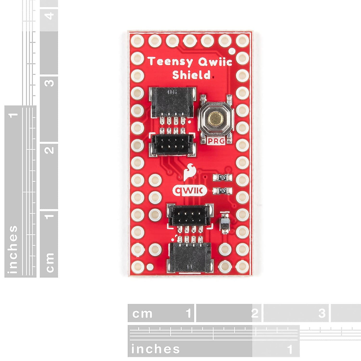 SparkFun Qwiic Shield Compatible with Teensy (not Included) - 4.0, 3.2, or LC Footprint Compatible - 3.3V