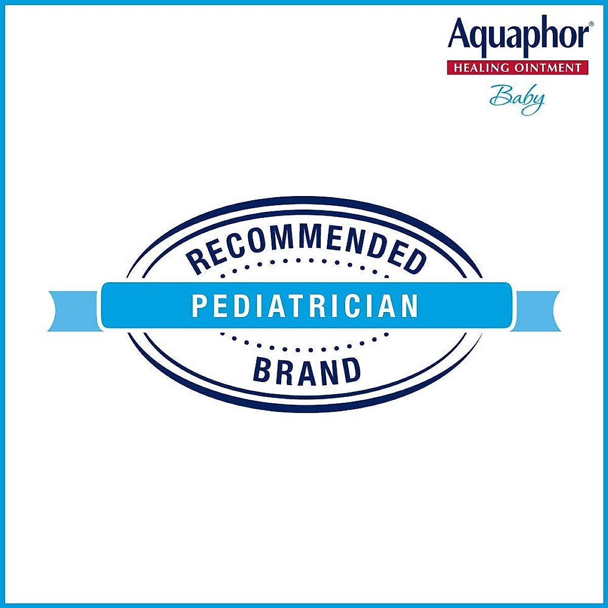 Aquaphor Baby Healing Ointment Advanced Therapy Skin Protectant, Dry Skin and Diaper Rash Ointment, 7 Oz Tube