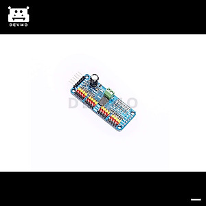 DEVMO PCA9685 16 Channel 12-bit PWM Servo Motor Driver I2C IIC Interface Shield Module Compatible with Servo Ar-duino Raspberry Pi