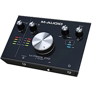 M Audio M Track 2X2 | 2 In / 2 Out 24/192 USB Audio Interface