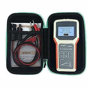 LeTkingok Photovoltaic Panel Multimeter Solar Panel MPPT Tester Smart MPPT Solar Panel Multimeter VOC Testing Power Meter LCD Display (EL400B)