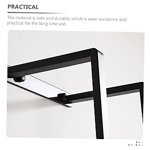 Unomor Towel Roll Storage Rack Hanger Stand Wall Mounted Shelves Wall Mount Towel Hanger Organizer Towel Mounted Towel Shelf for Bathroom Blanket Ladder Towels 304 Stainless Steel Black