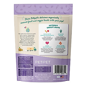 Petipet Hip and Joint Supplement for Dogs - Glucosamine and Tumeric Treats - Anti-Inflammatory Chews for Joint Health Support, Arthritis, Pain Relief - For Large and Small Breeds, Senior Dogs, Puppies