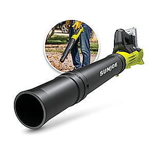 Sun Joe 24V-TB-LTE 24-Volt iON+ Jet Blower Cordless Compact Turbine Leaf Blower 100-MPH, Kit (w/2.0-Ah Battery + Quick Charger)