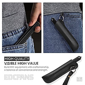 edcfans Pocket Knife for Men, EDC Knives with Glass Breaker, Folding Knife, Slim Gentleman's Knife Suitable for Everyday Carry