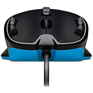 Logitech G300s Optical Ambidextrous Gaming Mouse - 9 Programmable Buttons, Onboard Memory (Renewed)