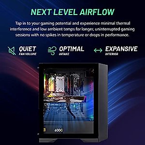 Skytech Gaming Nebula Gaming PC Desktop – Intel Core i5 12400F 2.5 GHz, RTX 3050, 1TB NVME SSD, 16G DDR4 3200, 600W Gold PSU, AC Wi-Fi, Windows 10 Home 64-bit