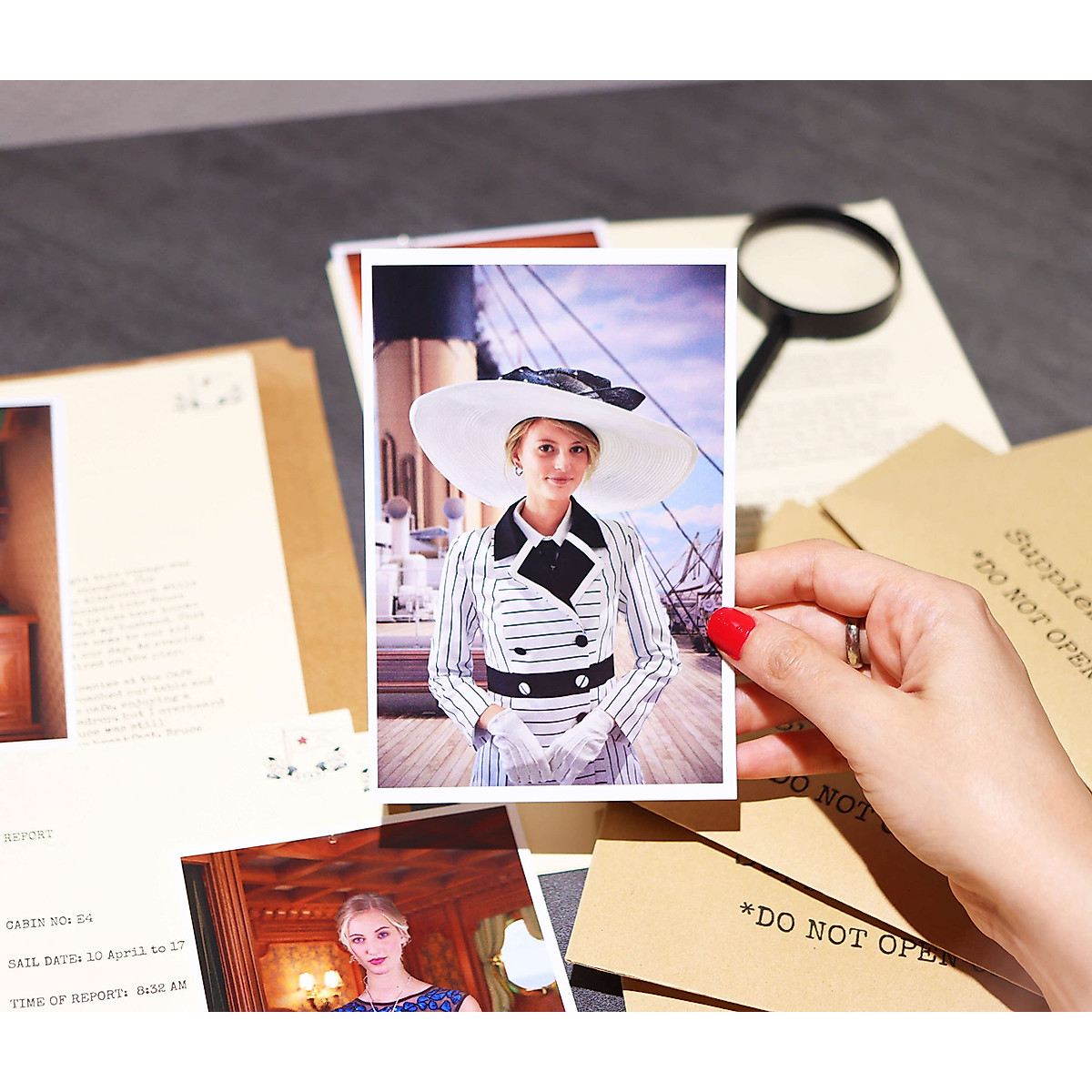 Titanic Unsolved Murder Mystery Case File Game | Murder Mystery Game for Adults | Games for Adults | Detective Case Files